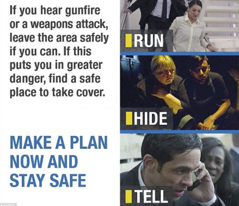 Vår tids politikampanje: Run, hide and tell | Human Rights Service