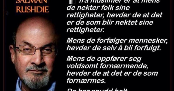Rushdie_snudd.verden.opp.ned | Human Rights Service