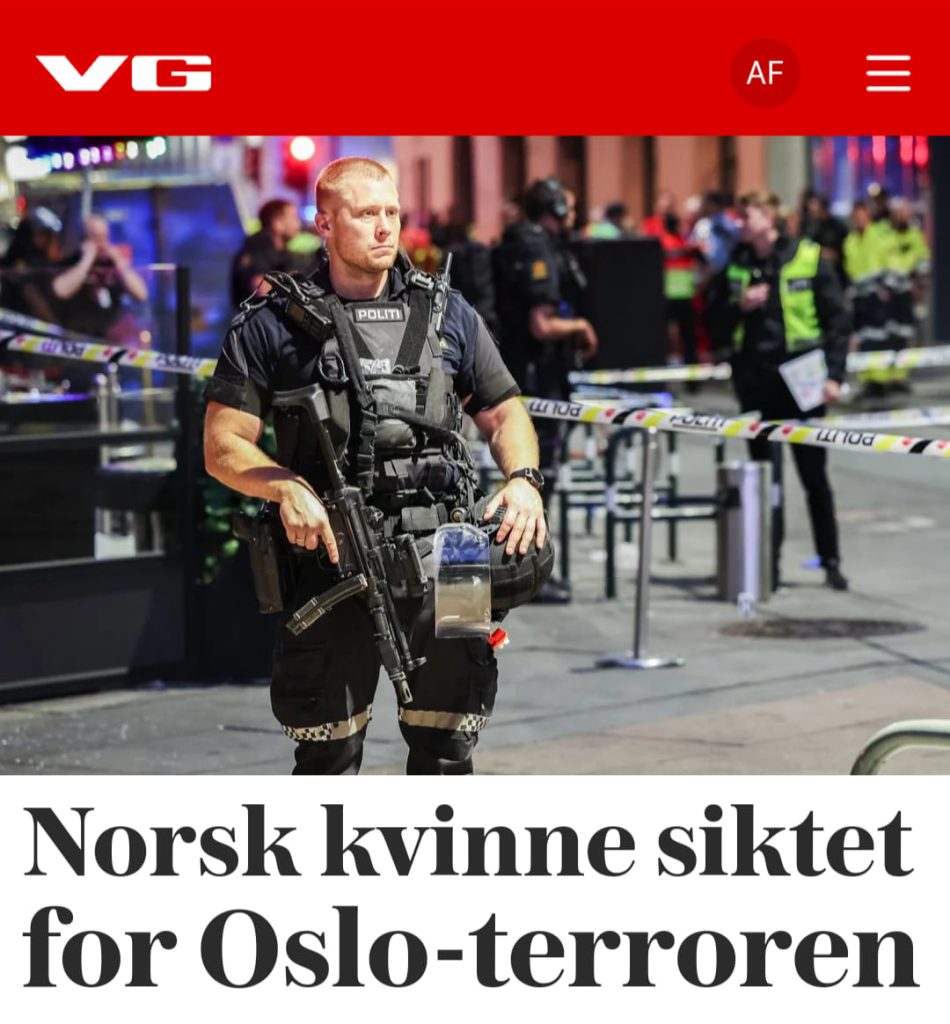 Kilde til HRS: VGs «Norsk kvinne siktet for Oslo-terroren» er IS ...
